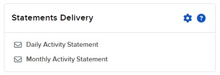Statements Delivery